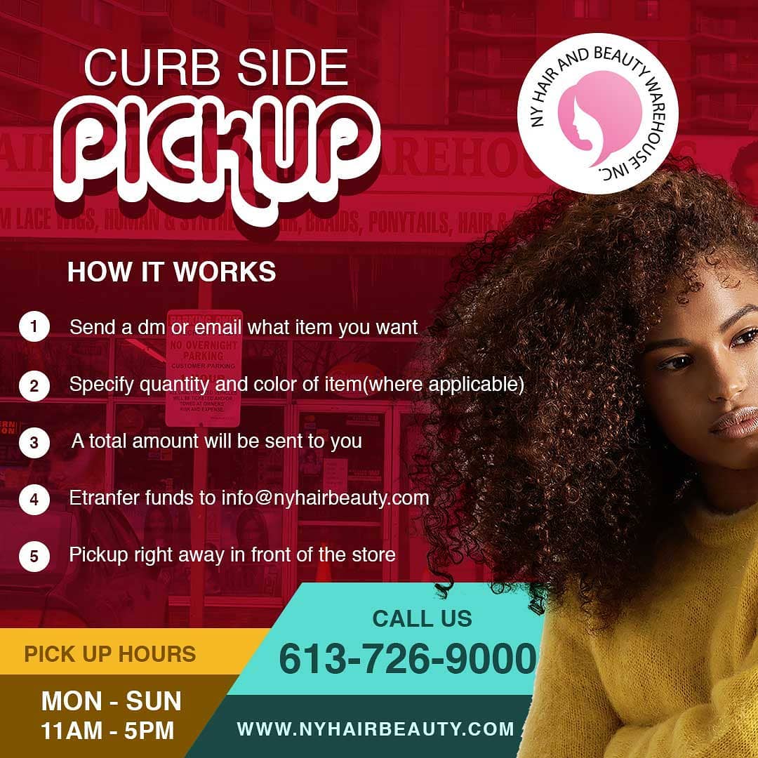 Curb Side Pickup – NY Hair & Beauty Warehouse Inc.