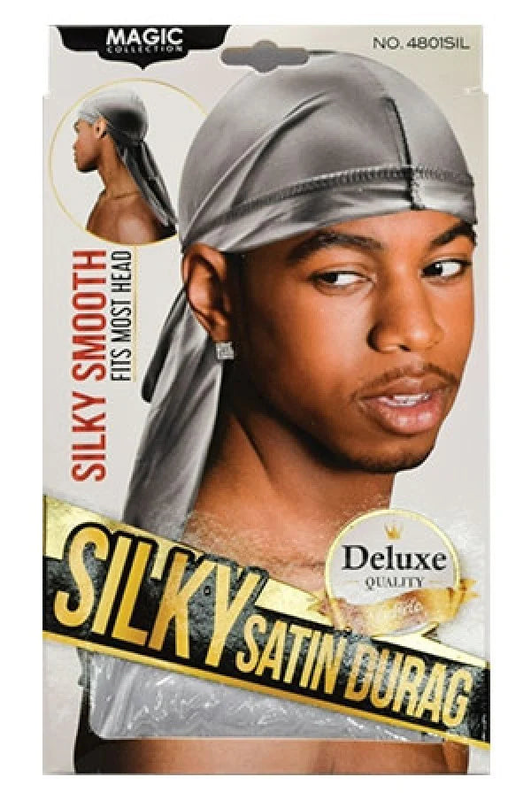 Silky satin Durag- 4801 Silver – NY Hair & Beauty Warehouse Inc.