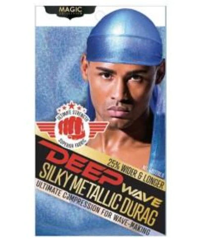Blue Metallic Durag – NY Hair & Beauty Warehouse Inc.