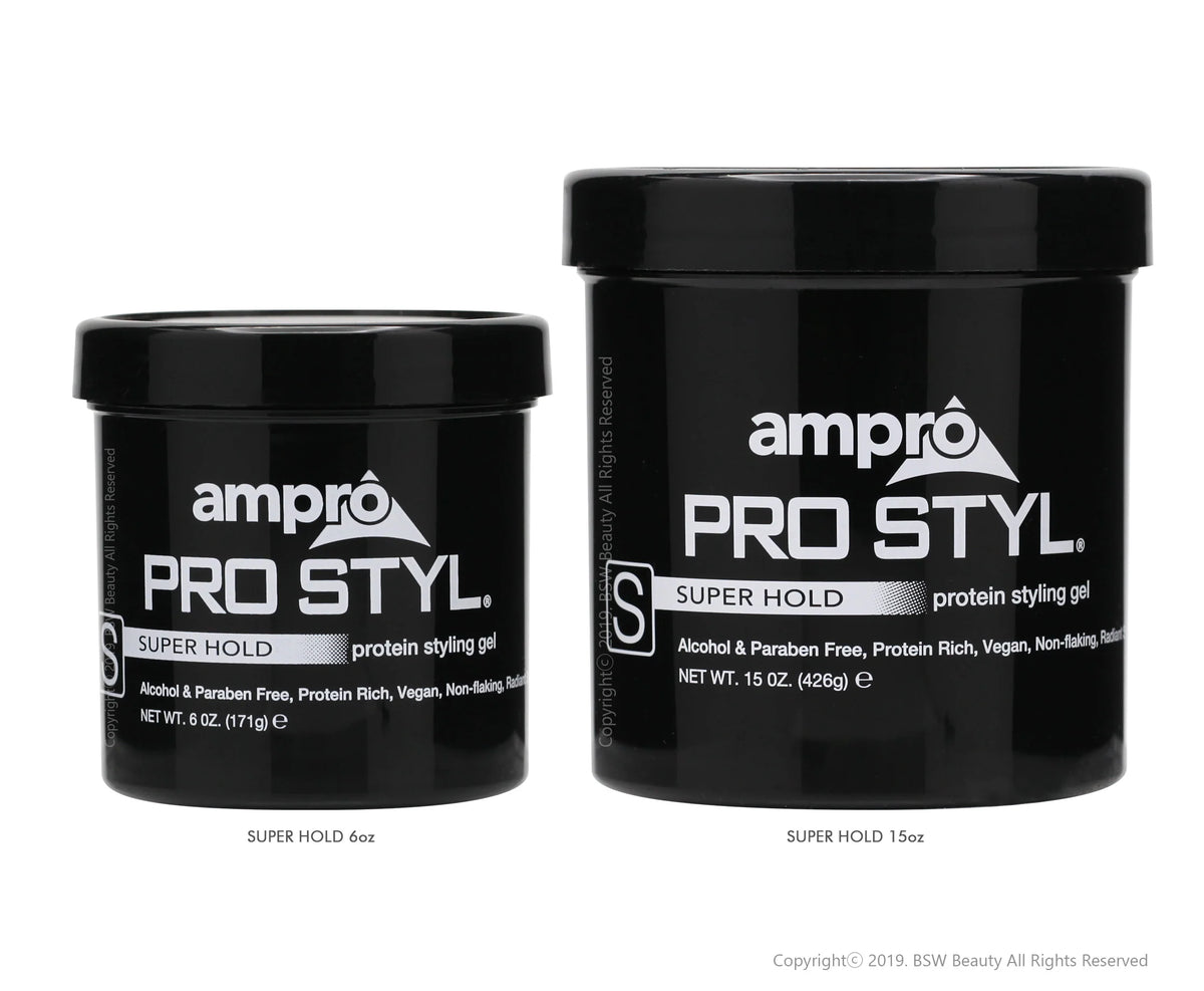 Ampro Super Hold Styling Gel – NY Hair & Beauty Warehouse Inc.