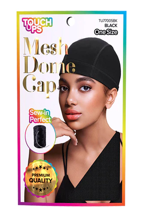 Touch Ups Black Mesh Dome Cap – NY Hair & Beauty Warehouse Inc.