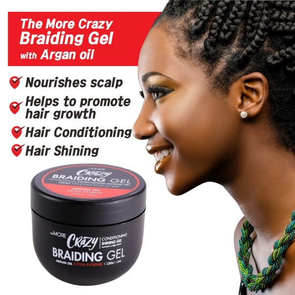 More Crazy Braiding Gel – NY Hair & Beauty Warehouse Inc.