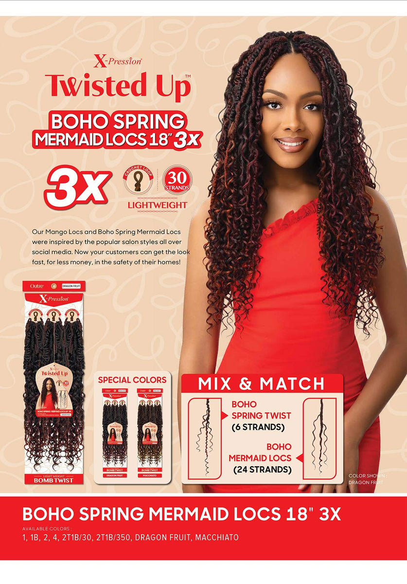 Boho Spring Mermaid Locs 18" 3X – NY Hair & Beauty Warehouse Inc.
