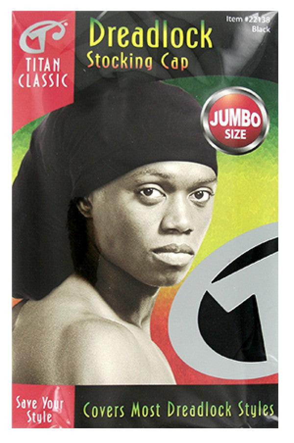 Dreadlock Stocking Cap Jumbo -Black – NY Hair & Beauty Warehouse Inc.